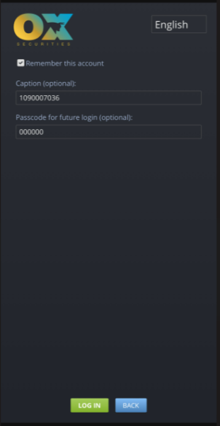 How to log into the OX Securities App – Ox Securities